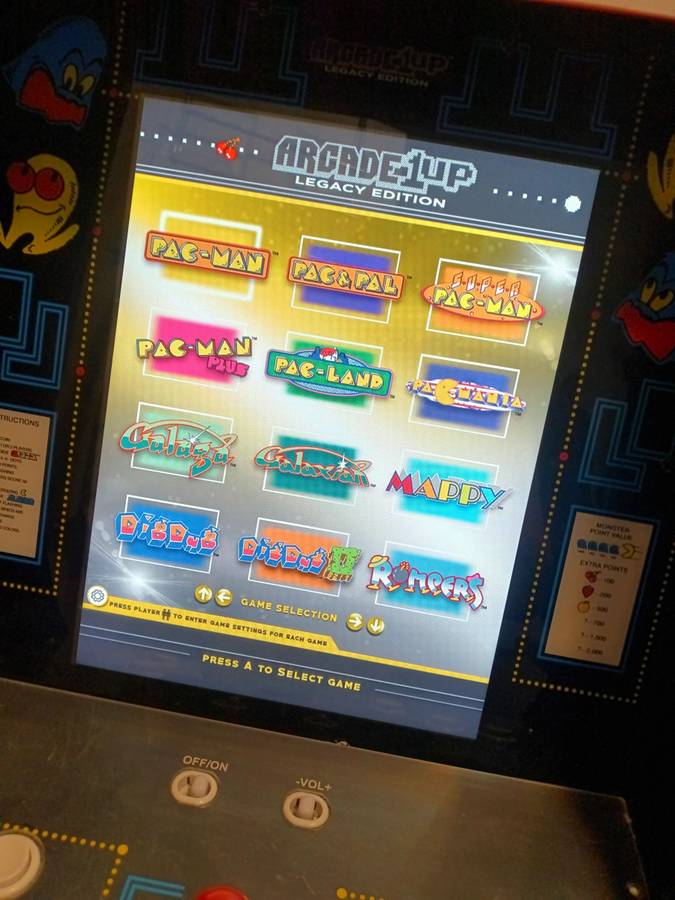 Pac-Man Arcade Machine 1up | Looknet